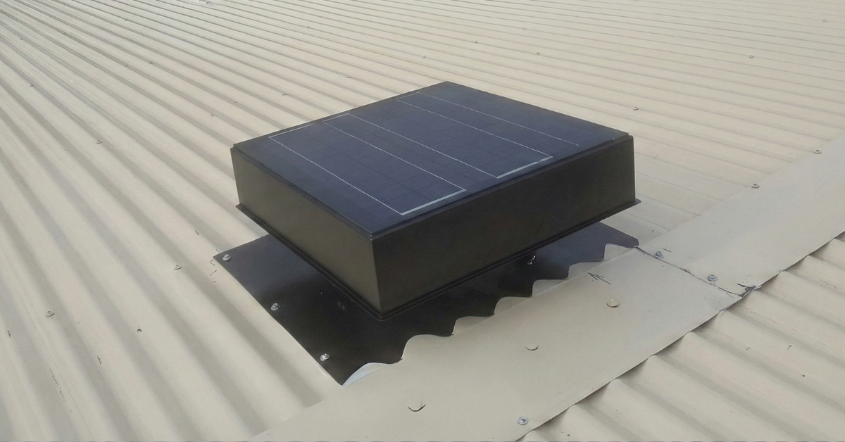 Solar Roof Ventilator for Off-Grid Homes: Reducing Heat, Condensation ...